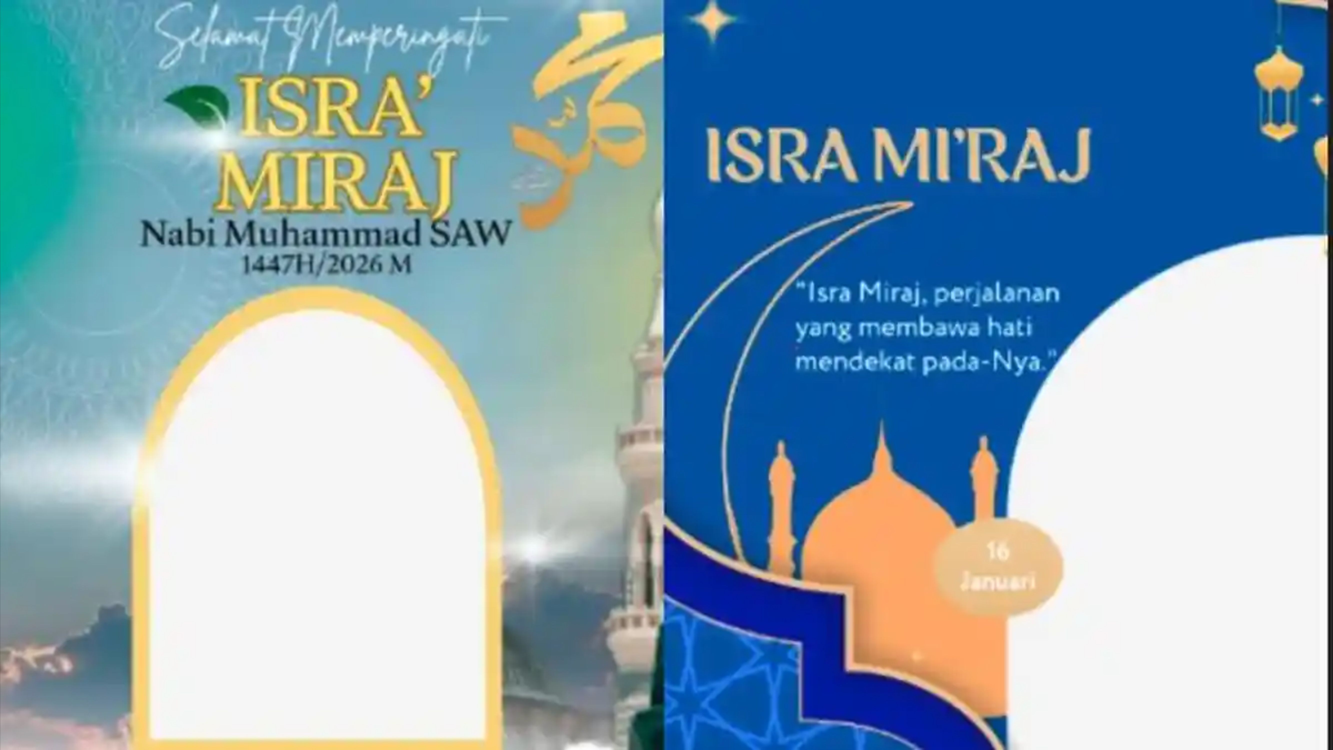 Daftar Link Twibbon Isra Miraj 2026 untuk Postingan atau Status di ...
