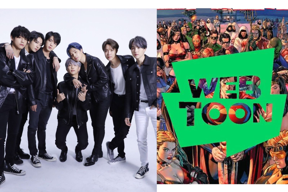 Kolaborasi Naver x HYBE Buat Webtoon BTS, Siap Gaet DC Comics - Korea Katadata.co.id