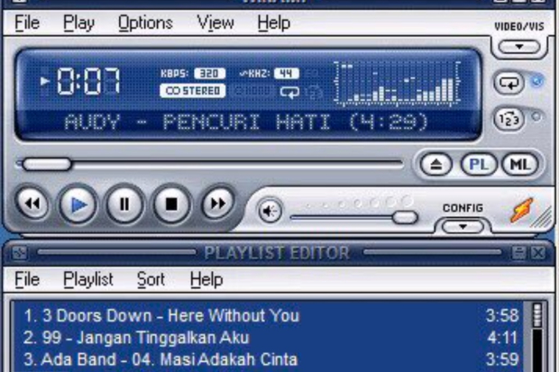 8 Fakta Winamp, Pemutar Musik yang Bangkit dengan Logo Baru - Lifestyle Katadata.co.id