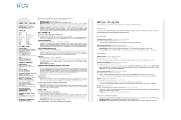 Inspirasi CV Athiya Deviyani, Mahasiswi Indonesia Magang di Apple ...