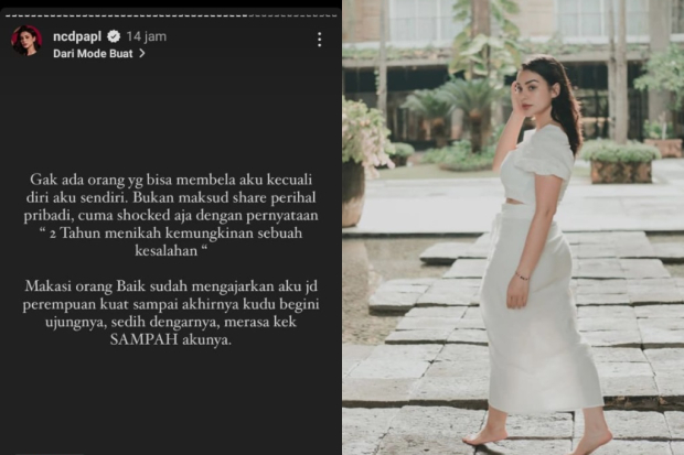 Merasa Direndahkan, Nora Alexandra Singgung Cerai dari Jerinx SID - Hits Katadata.co.id