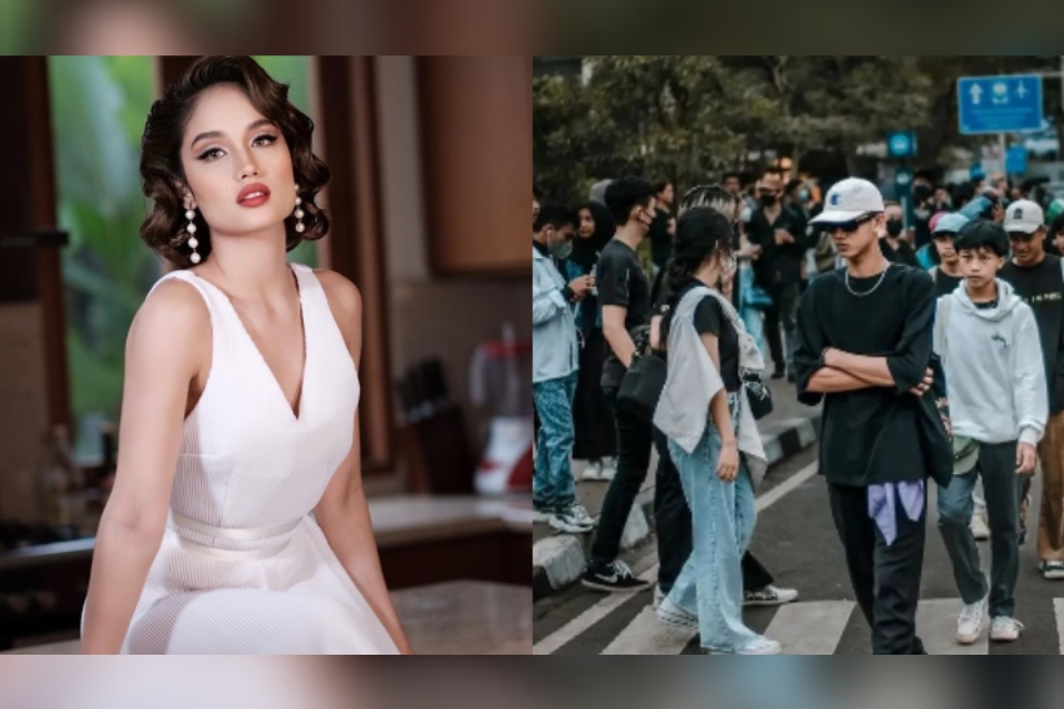 Cinta Laura Pungut Sampah di Citayam Fashion Week, Netizen Sindir Jeje - Hits Katadata.co.id