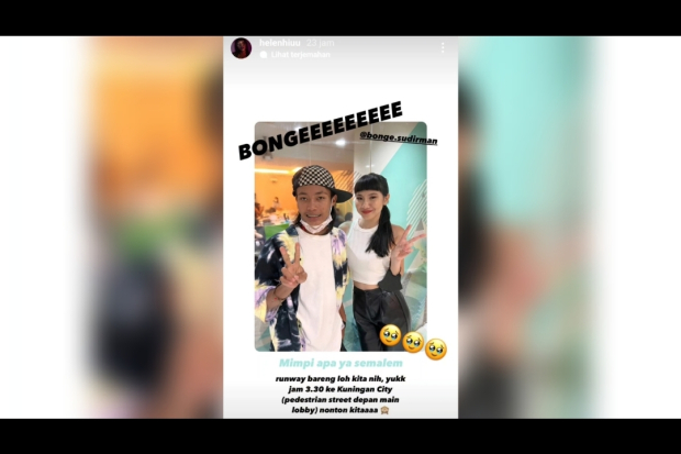 8 Potret Citayam Fashion Week Gelar Catwalk di Kuningan, Bonge Disorot - Lifestyle Katadata.co.id