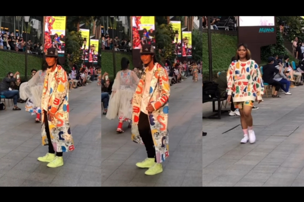 8 Potret Citayam Fashion Week Gelar Catwalk di Kuningan, Bonge Disorot - Lifestyle Katadata.co.id