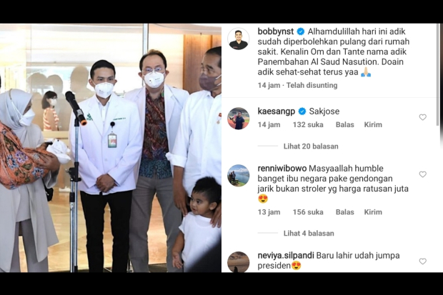 Arti Nama Panembahan Al Saud Nasution, Anak Ketiga Kahiyang Ayu - Hits ...