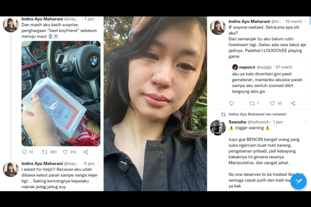 Curhatan Indira Ayu Maharani Diduga Soal Sikap Kasar Chandra Liow - Hits Katadata.co.id