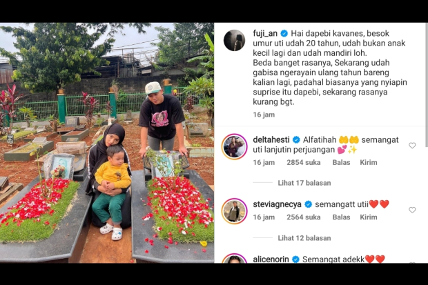 Momen Ultah Fuji ke-20, Akui Sedih Tak Ada Bibi dan Vanessa Angel ...