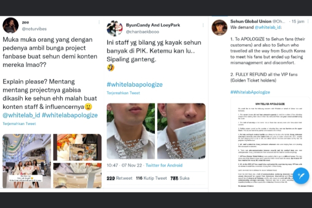 Meet and Greet Sehun EXO Tuai Kecaman, Whitelab Minta Maaf - Korea ...