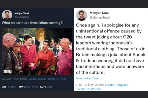 Profil dan Biodata Mahyar Tousi, YouTuber yang Hina Batik di KTT G20 ...