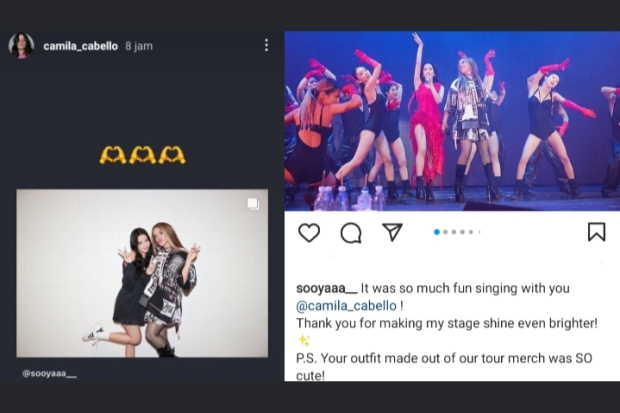 Momen Jisoo Blackpink Duet dengan Camila Cabello di Konser Born Pink - Korea Katadata.co.id