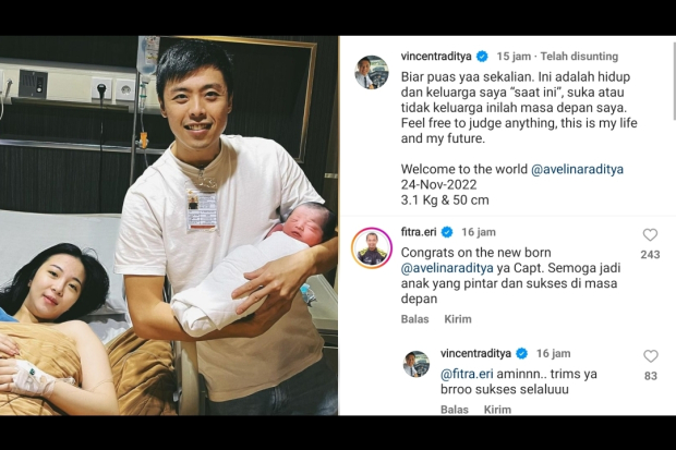 Kata Vincent Raditya Soal Istri Melahirkan Setelah Seminggu Menikah ...