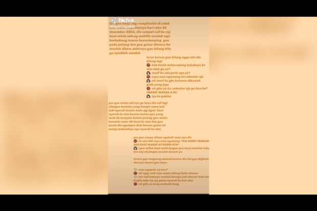 Awal Mula RBL Fearless Dituduh Lakukan Pelecehan ke Resepsionis Hotel ...