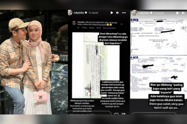 Bantah Numpang Hidup ke Lesti, Rizky Billar Pamer Transaksi Rp6 Miliar ...