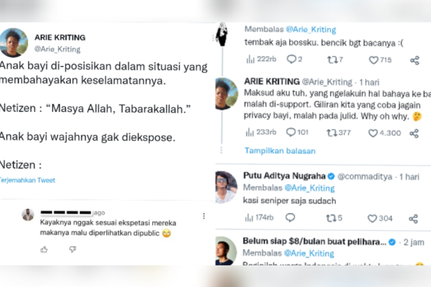 Anak Kena Bodyshaming, Arie Kriting Beri Respons Menohok - Hits Katadata.co.id
