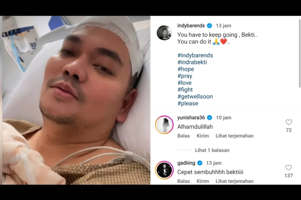 Viral Video Indra Bekti Baca Doa Bepergian, Aldila Jelita: Mau Kemana? - Hits Katadata.co.id