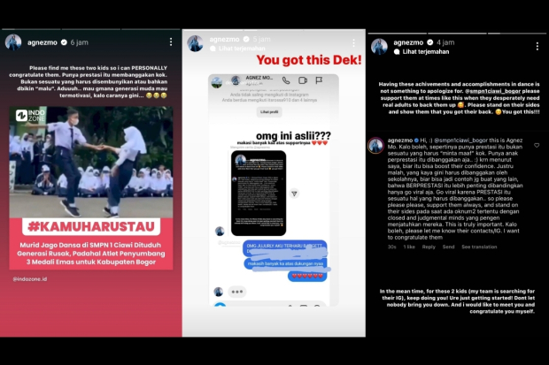 Agnez Mo Soroti Soal Viralnya 2 Pelajar Jago Dansa Tapi Dihujat - Hits Katadata.co.id
