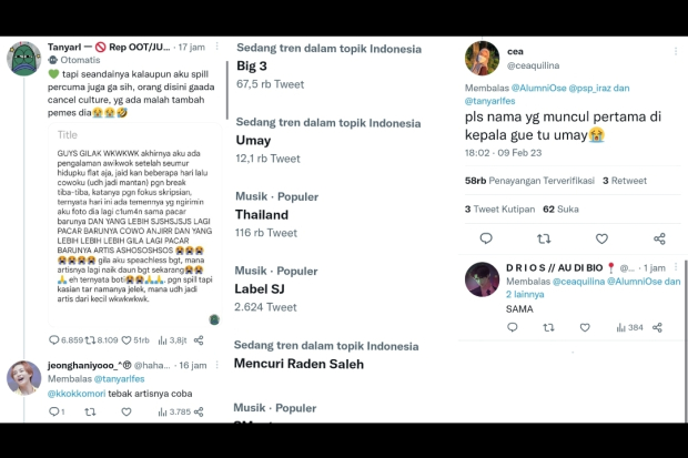 Awal Mula Umay Shahab Trending Twitter, Dikaitkan Isu Artis Cilik Gay - Hits Katadata.co.id