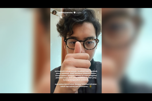 Viral Video Ardhito Pramono Pingsan di Panggung, Penonton Histeris ...