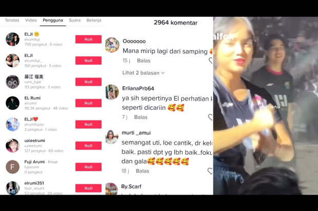 5 Momen Viral Fuji Utami dan El Rumi, Kini Ramai Dijodohkan - Hits Katadata.co.id
