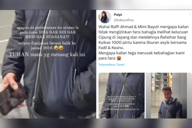 Awal Mula Raffi Ahmad Diisukan Video Call Mimi Bayu Saat Lagi Liburan - Hits Katadata.co.id