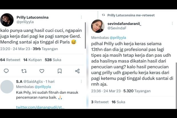 Prilly Latuconsina Buka Suara Dituding Terlibat Pencucian Uang - Hits Katadata.co.id