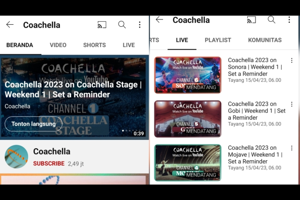 Link Nonton Streaming Coachella 2023, Ada Blackpink sampai DPR Ian ...