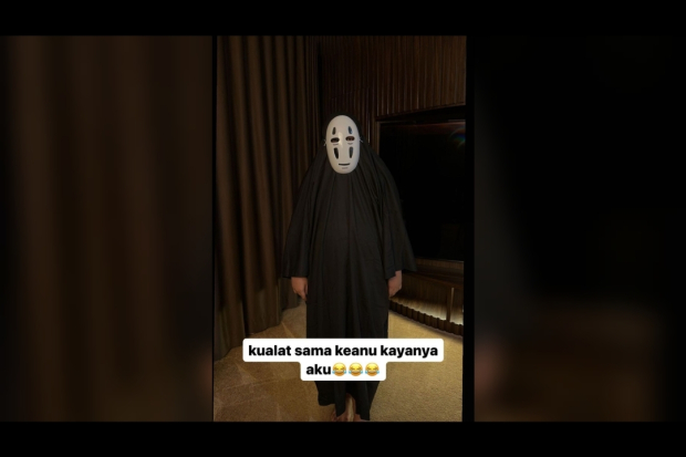 10 Potret Artis di Pesta Ultah Geng Aries, Keanu Agl Jadi Kaonashi ...