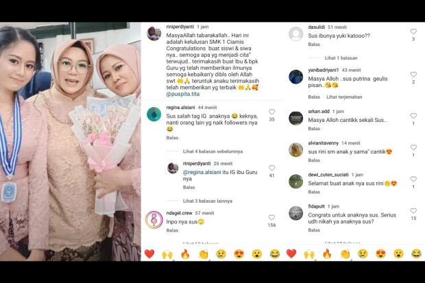 Sus Rini Bagikan Momen Anaknya Wisuda, Disebut Mirip Yuki Kato - Hits ...