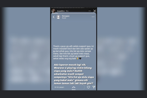 Klarifikasi Acha Husna Usai Dituding Sebagai Selingkuhan Renaga Tahier - Hits Katadata.co.id