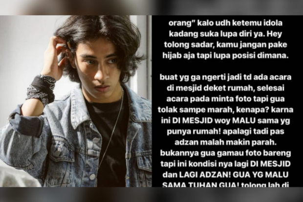 Alasan Abidzar Al Ghifari Marah Saat Fans Minta Foto Bareng - Hits Katadata.co.id