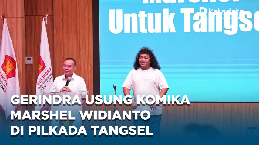 Gerindra Resmi Usung Komika Marshel Widianto di Pilkada Tangsel - News ... Gerindra Resmi Usung Komika Marshel Widianto di Pilkada Tangsel - News ...