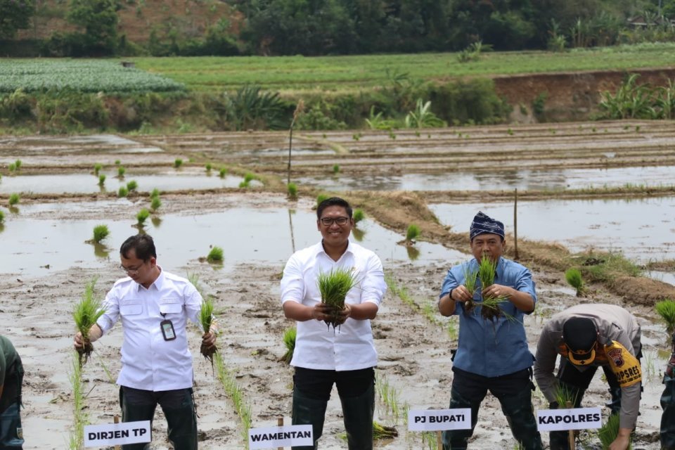 Wamentan Sudaryono: Program Cetak Sawah Baru Solusi Jaga Kehatanan Pangan - Industri Katadata.co.id