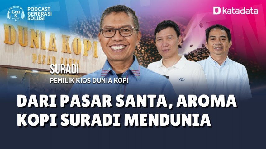 Pak Suradi Penjual Kopi yang Go Internasional - Wawancara Katadata.co.id