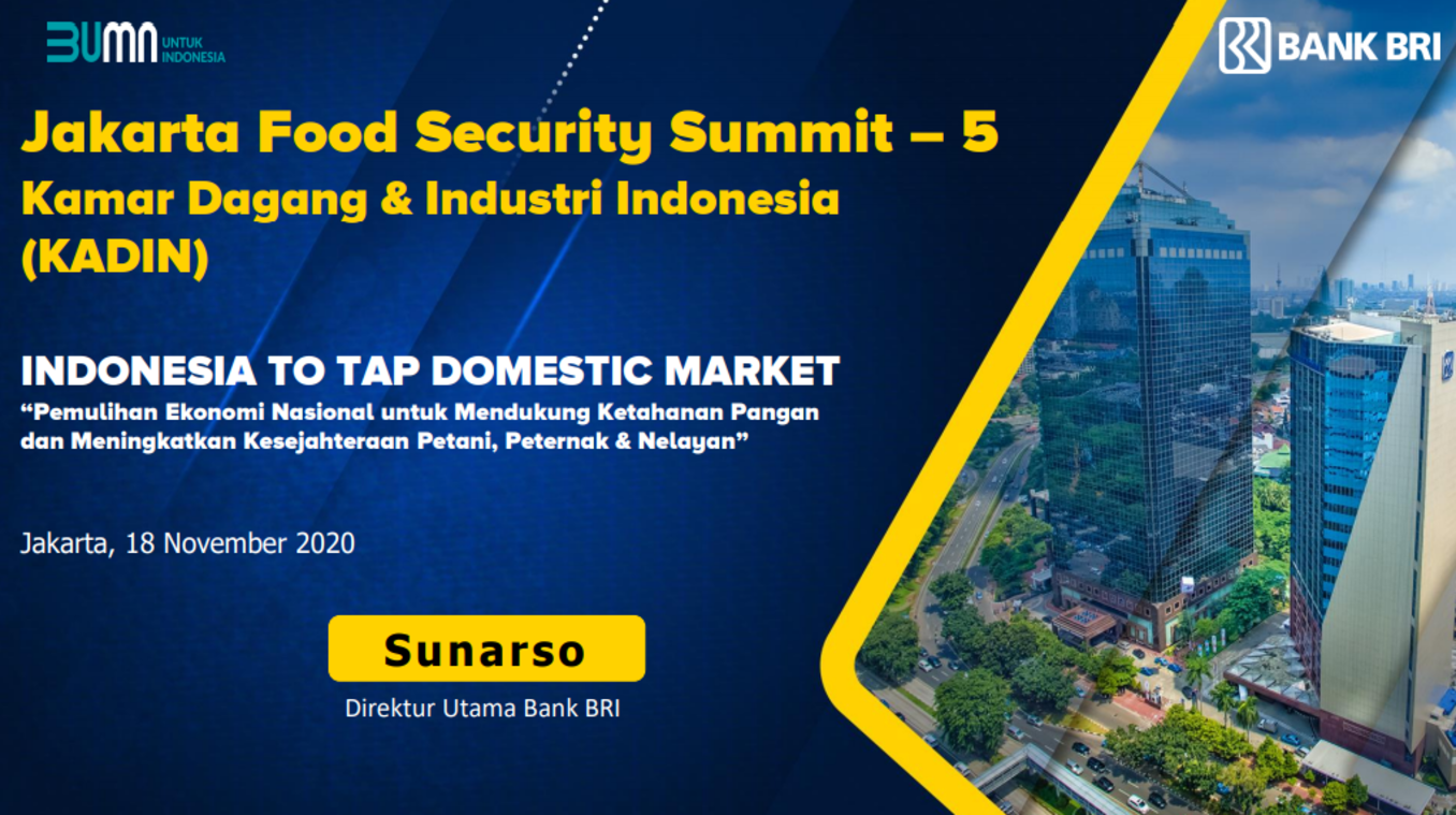 Jakarta Food Security Summit - 5: Pemulihan Ekonomi Nasional untuk ...